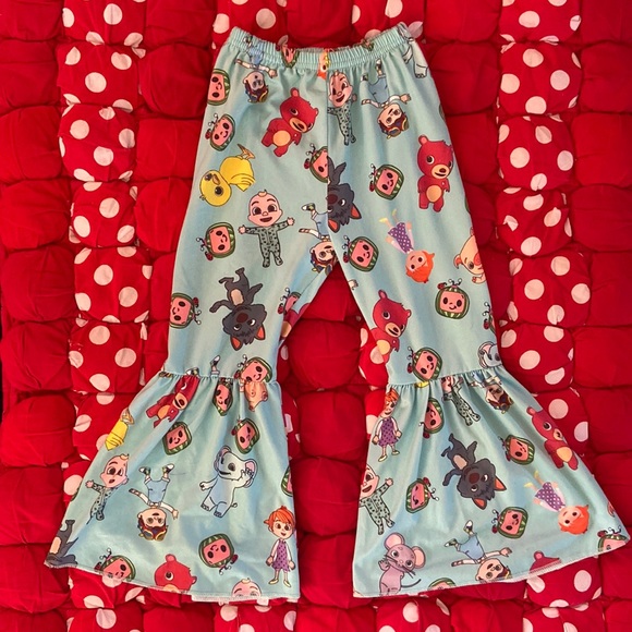 Pajamas | Girls Cocomelon Flare Bell Bottom Pajama Pants | Poshmark